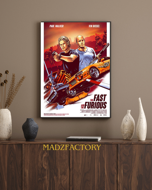 Fast And Furious | Movie | 4K METAL PLATE – MADZ Factory